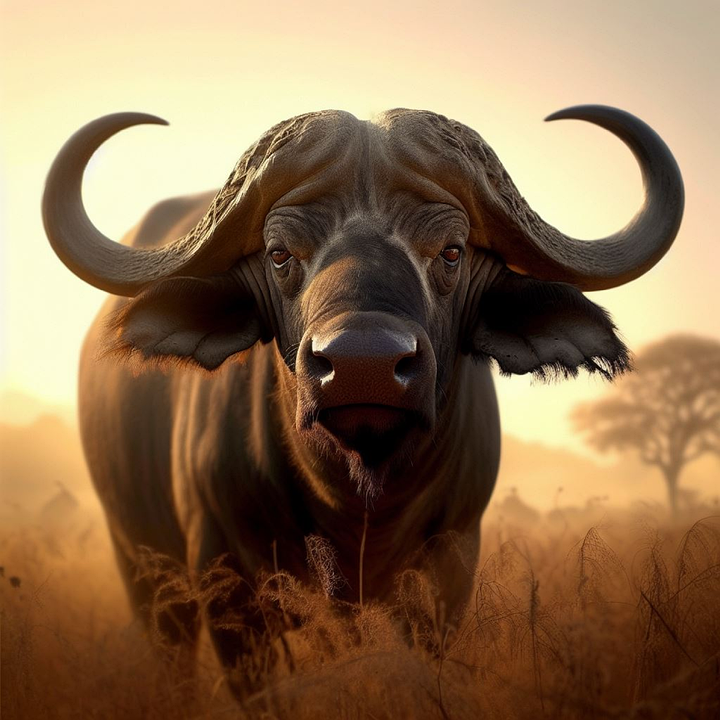 Download Ai Generated, Buffalo, Cape Buffalo. Royalty-Free Stock ...