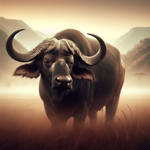 Download Ai Generated, Buffalo, Cape Buffalo. Royalty-Free Stock ...