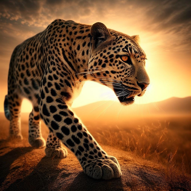 Download Ai Generated, Leopard, Feline. Royalty-Free Stock Illustration ...