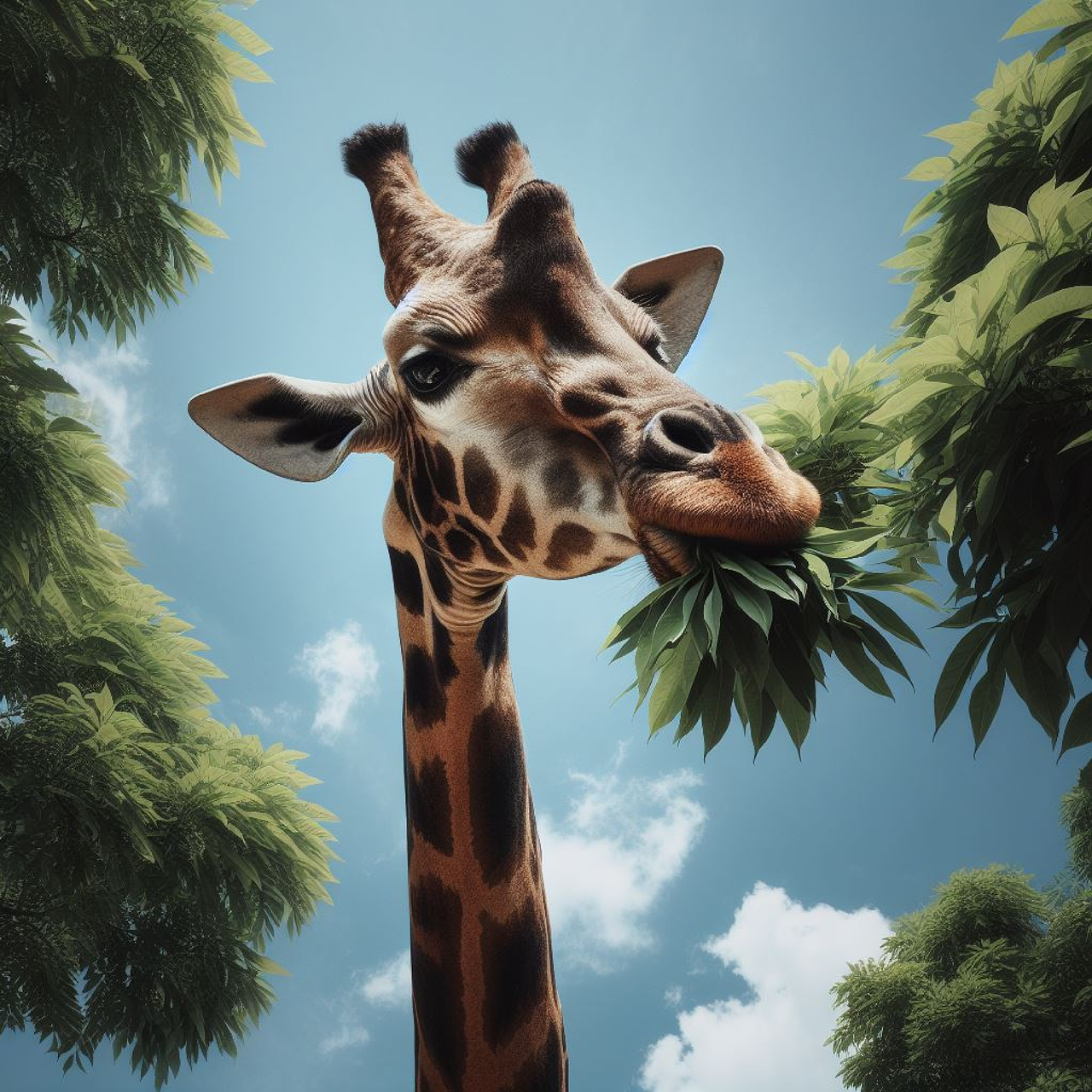 Download Ai Generated, Giraffe, Wildlife. Royalty-Free Stock ...