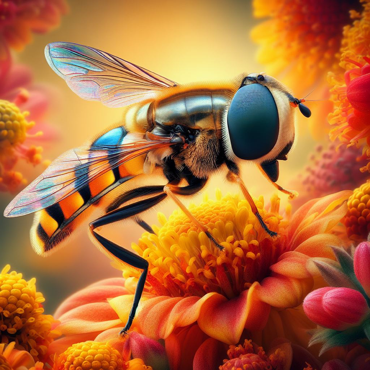 Download Ai Generated, Hover Fly, Insect. Royalty-Free Stock ...