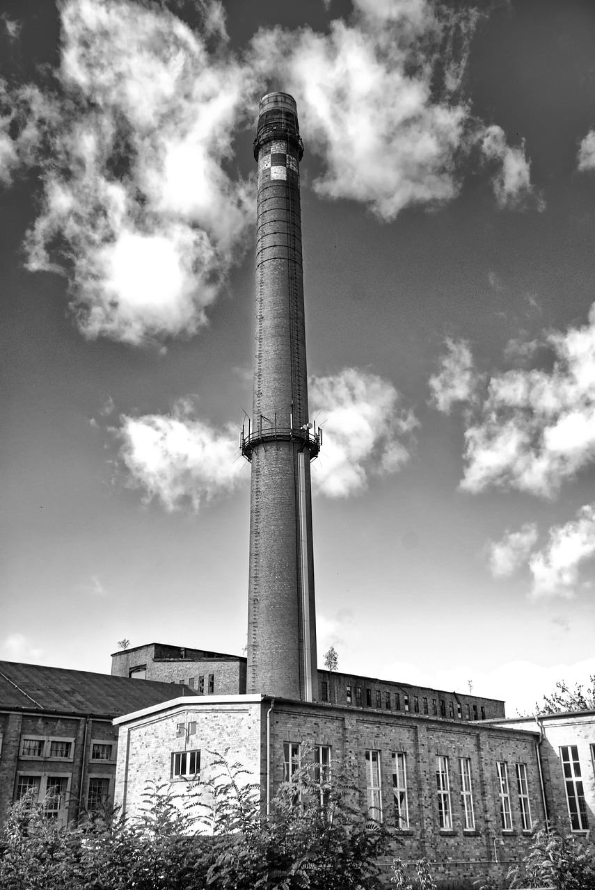 Black And White Factory Chimney - Free photo on Pixabay - Pixabay