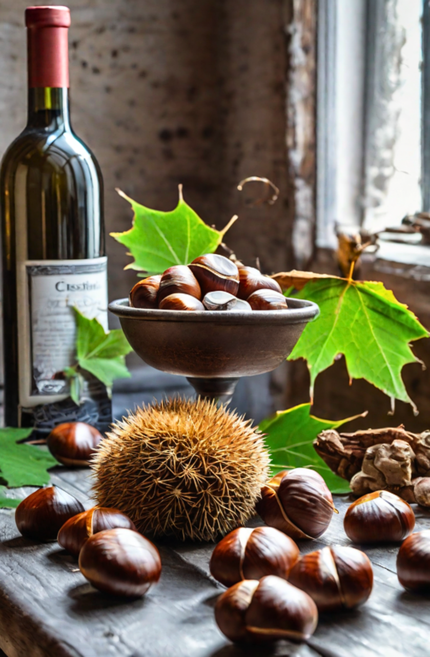 Download Ai Generated Chestnuts Wine Royalty-Free Stock Illustration ...