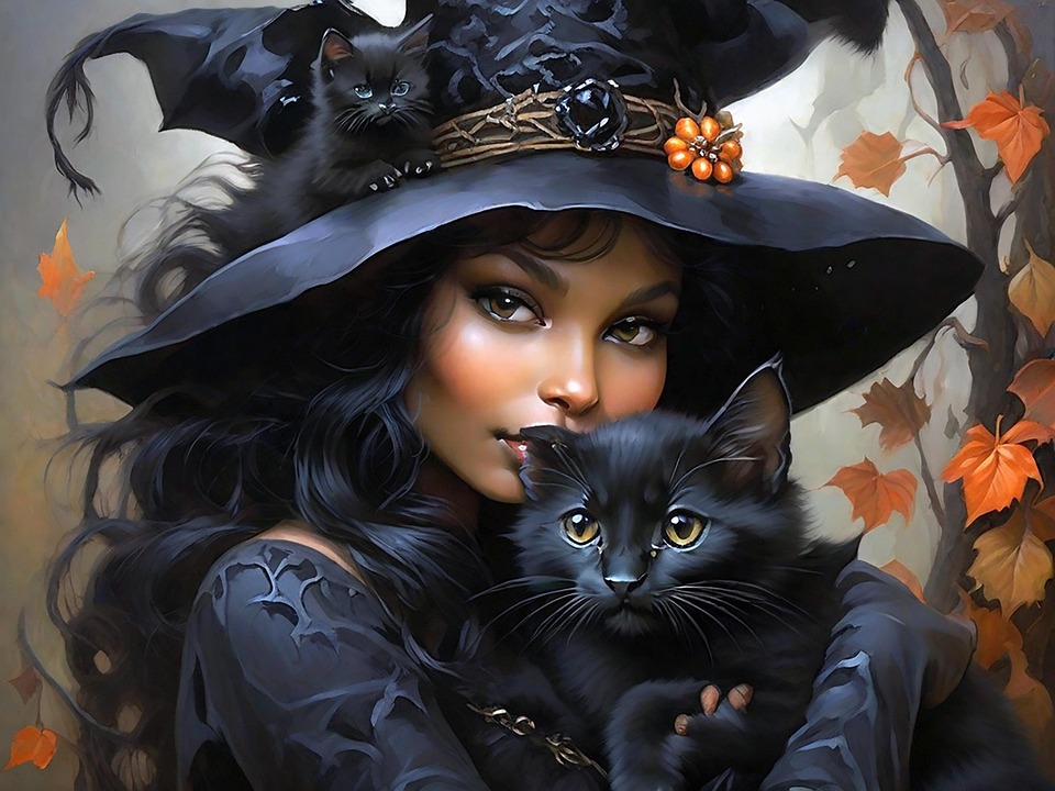 Download Girl Portrait Witch Royalty-Free Stock Illustration Image ...