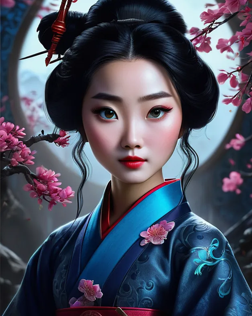 Download Asian Woman, Princess, Fantasy. Royalty-Free Stock ...