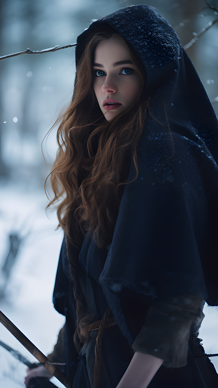 Download Girl Woman Winter Royalty Free Stock Illustration Image Pixabay