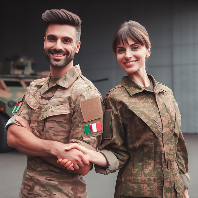 Download Military, Man, Woman. Royalty-Free Stock Illustration Image ...