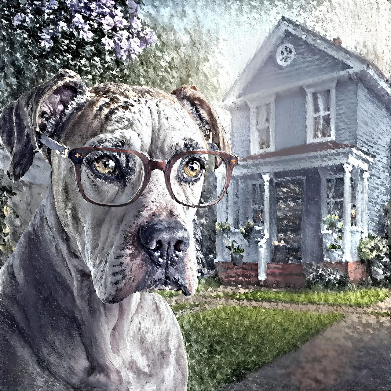 Download Pitbull Dog Suburbs Royalty-Free Stock Illustration Image ...