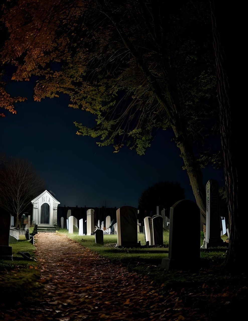 Download Ai Generated, Graveyard, Cemetery. Royalty-Free Stock ...