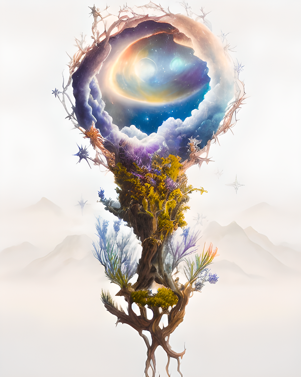 Download Digital Art, Fantasy, Tree. Royalty-Free Stock Illustration ...