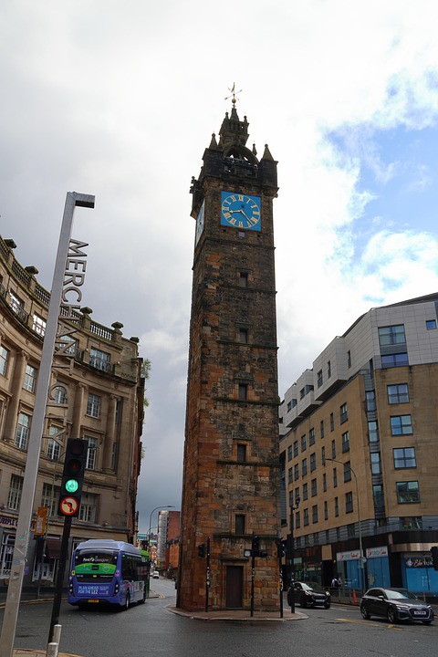 Cityscape Scotland Clock - Free photo on Pixabay - Pixabay