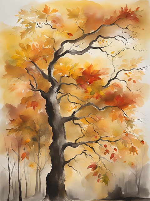 Download Trees, Nature, Painting. Royalty-Free Stock Illustration Image ...