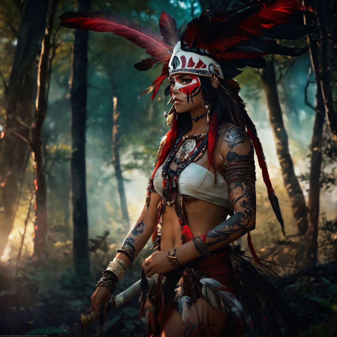 Download Ai Generated Woman Warrior Royalty Free Stock Illustration 7858