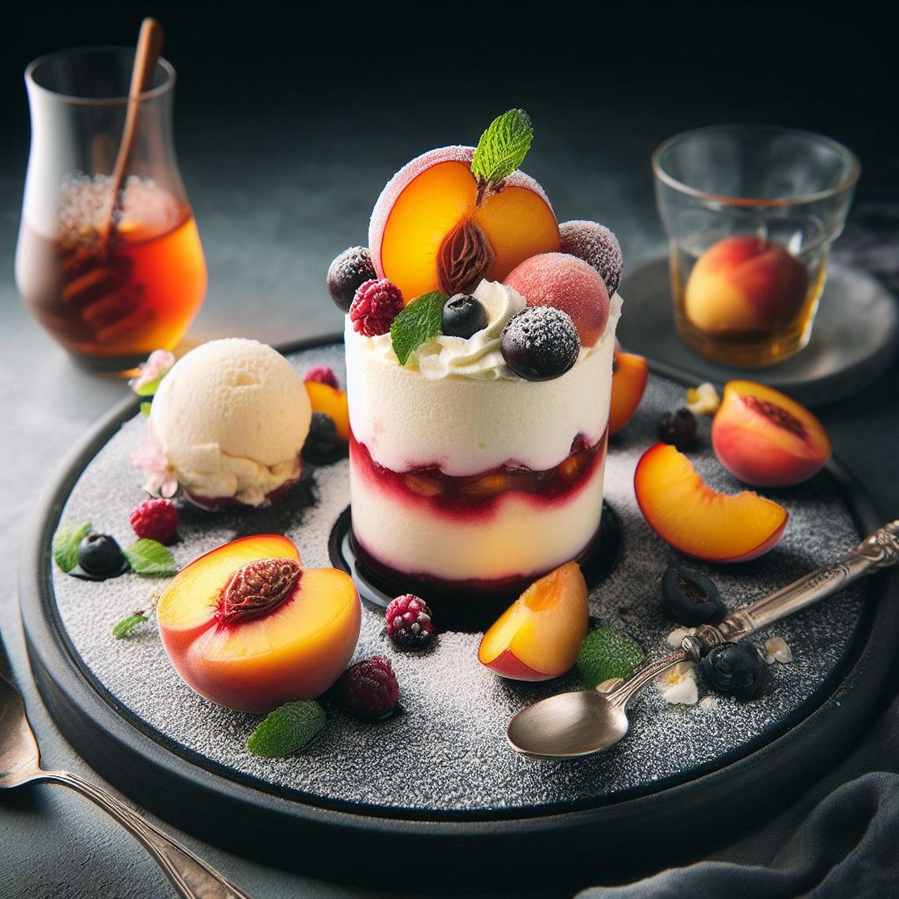 Download Food Plating, Dessert, Sweet Dish. Royalty-Free Stock ...