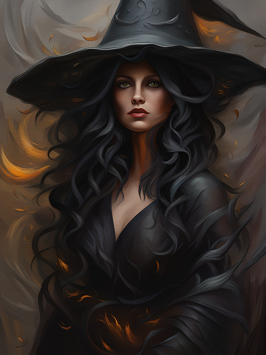 Download Witch, Halloween, Portrait. Royalty-Free Stock Illustration ...