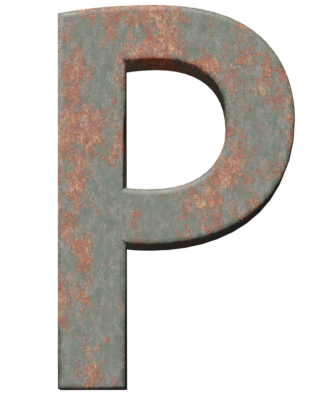 Letra Mayúscula P 3D Pag Metal - Imagen gratis en Pixabay - Pixabay