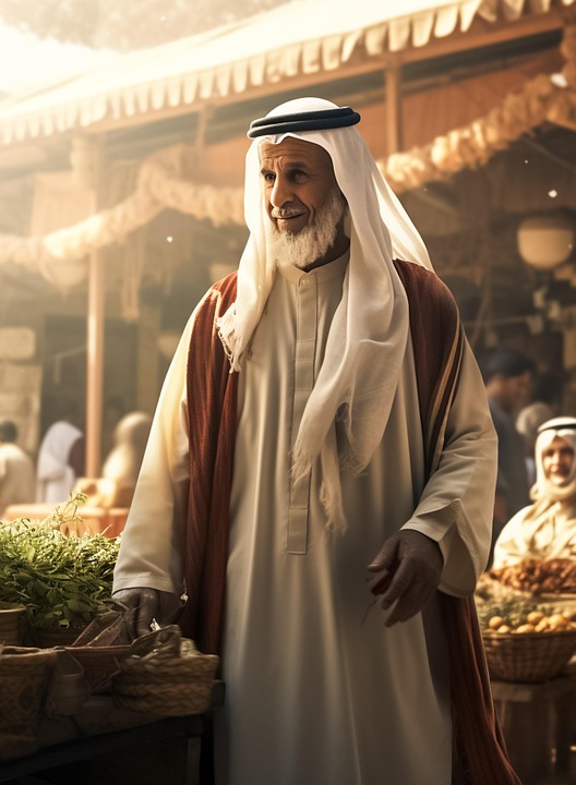 Download Arab, Sheikh, Men. Royalty-Free Stock Illustration Image - Pixabay