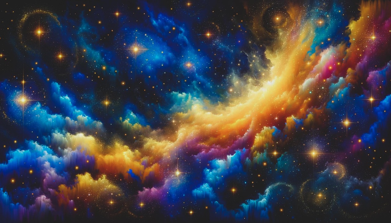 Download Ai Generated, Cosmos, Nebulae. Royalty-Free Stock Illustration ...