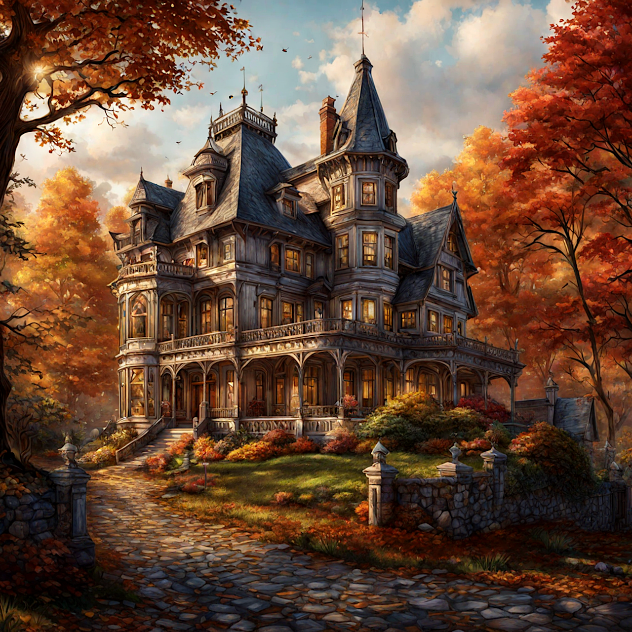 Download Ai Generated, House, Victorian. Royalty-Free Stock ...