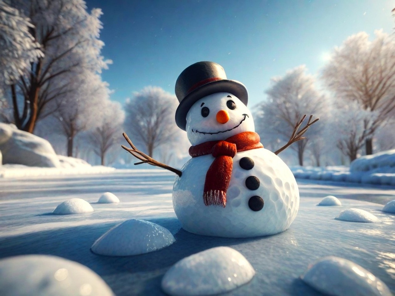 Download Winter Snowman Edge Royalty-Free Stock Illustration Image ...