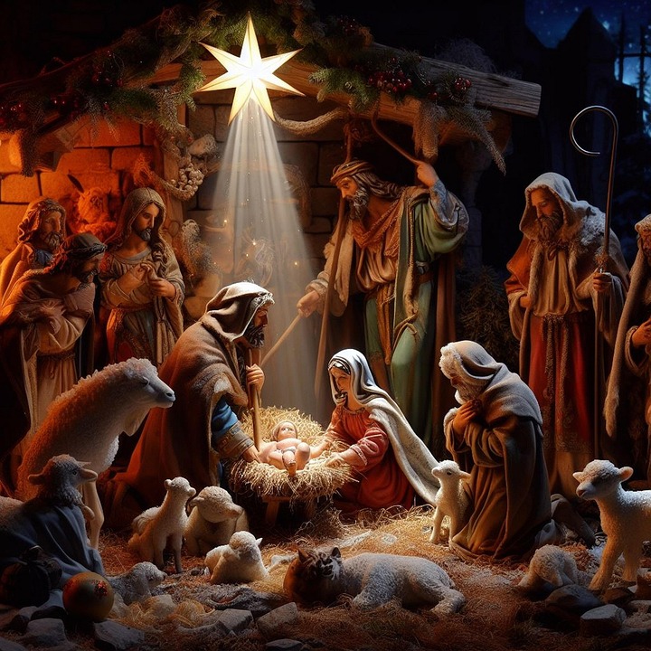 Download Christmas, Crib, Holy. Royalty-Free Stock Illustration Image ...