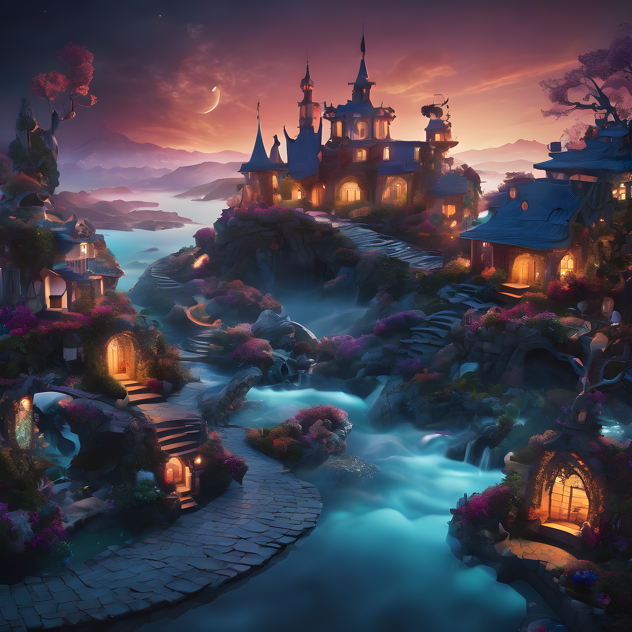 Download Fantasy, Dream, Castle. Royalty-Free Stock Illustration Image ...
