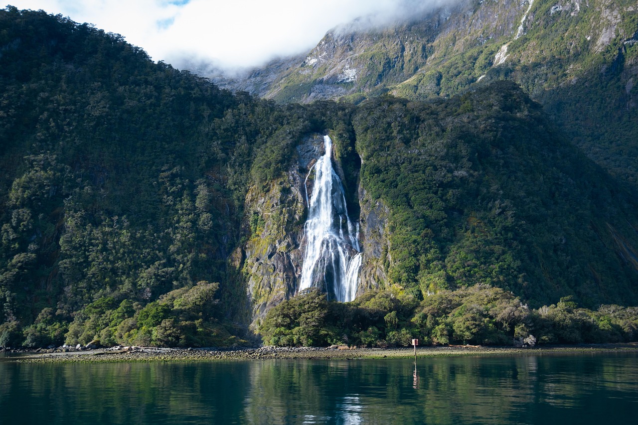 Waterfall Milford New Zealand - Free photo on Pixabay - Pixabay
