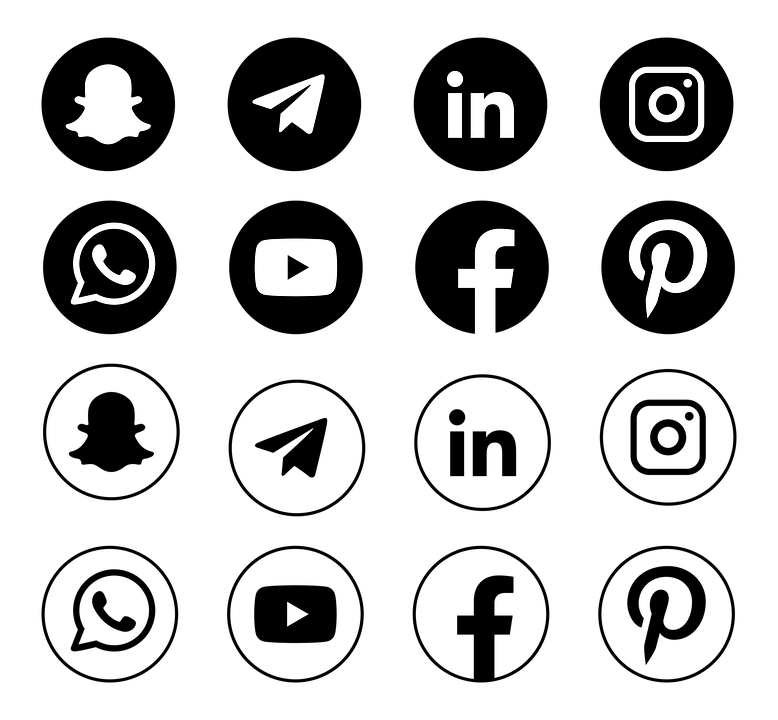 Download Social Media Icon Set, Communication, Instagram. Royalty-Free ...