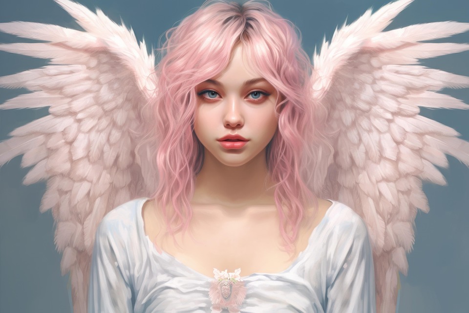 Download Ai Generated Woman Angel Royalty-Free Stock Illustration Image ...
