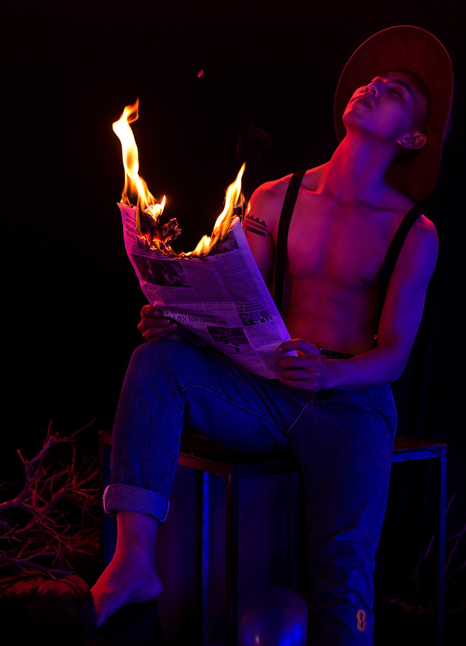 Cowboy Fire Neon Light - Free photo on Pixabay - Pixabay