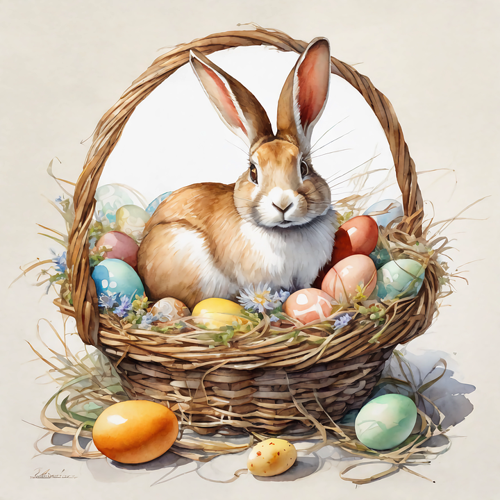 Download Ai Generated, Happy Easter, Celebration. Royalty-Free Stock ...
