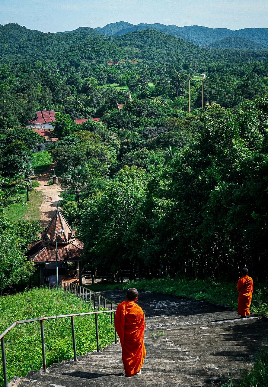 Download Pagoda, Landscape, Monk. Royalty-Free Stock Illustration Image ...