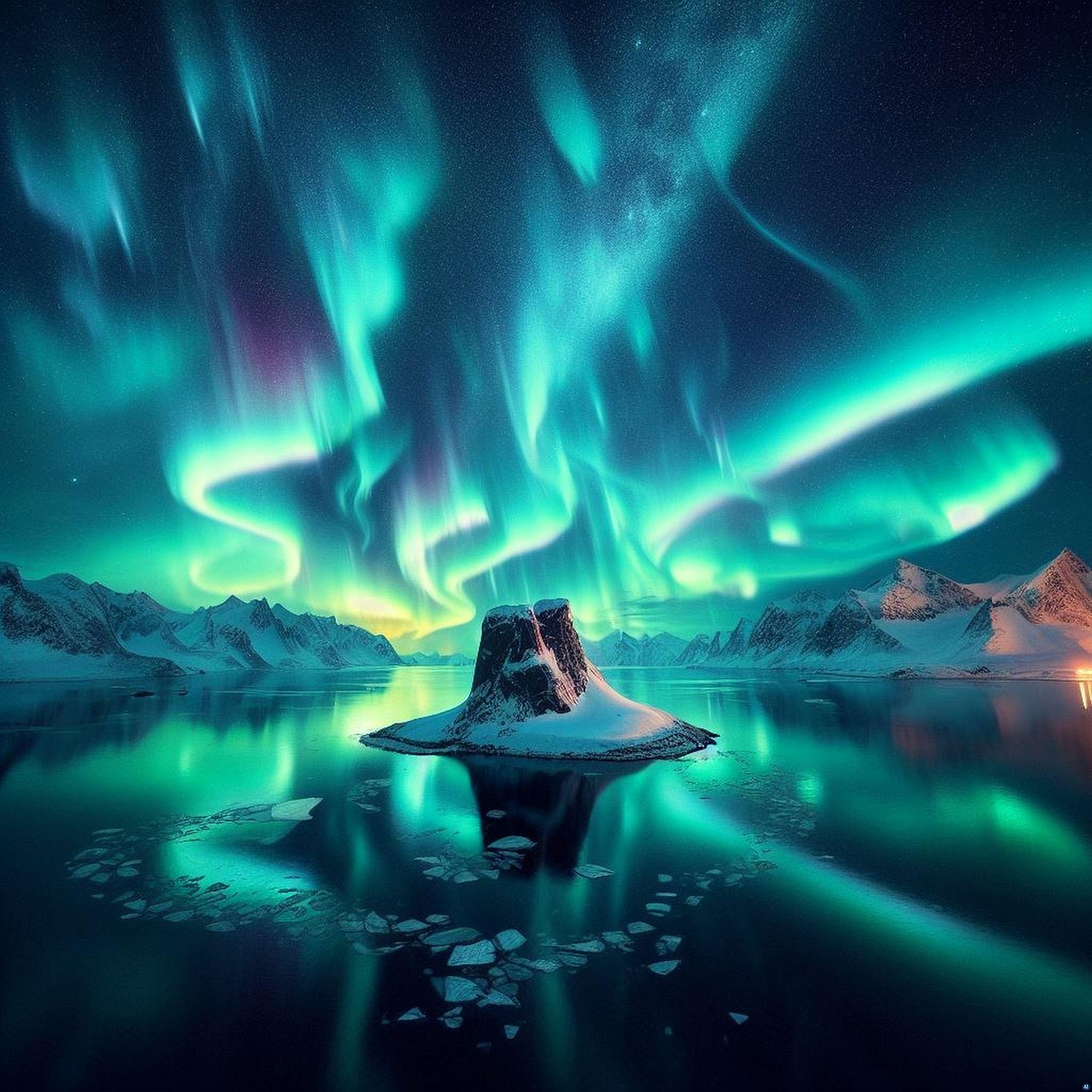 Download Northern Lights, Polar, Ai Generated. Royalty-Free Stock ...