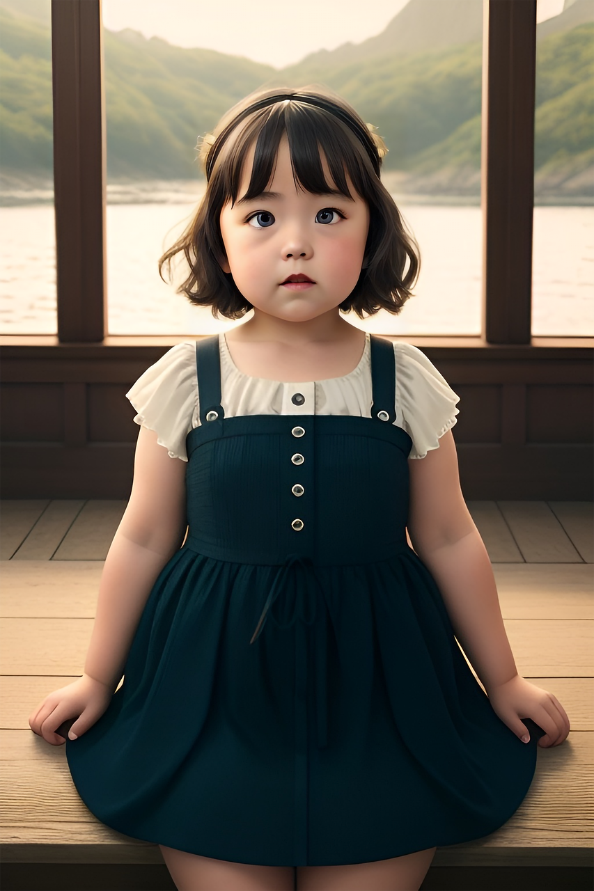 Download Cute Chubby Girl Royalty Free Stock Illustration Image Pixabay