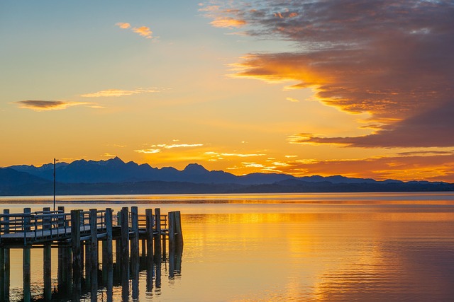 Chiemsee Lake Sunset - Free photo on Pixabay