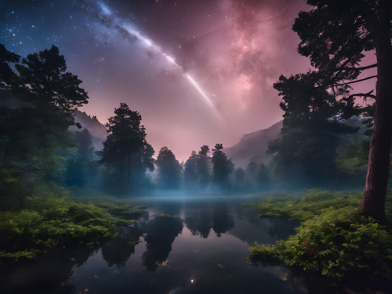 Download Nature, Forest, Water. Royalty-Free Stock Illustration Image ...