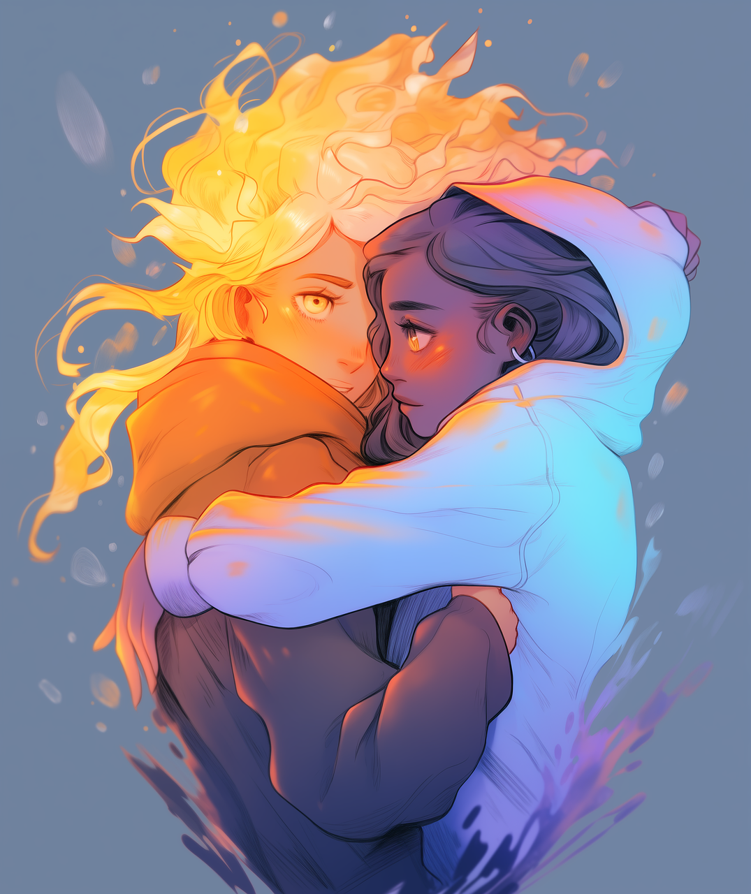 Download Ai Generated Lesbian Love Royalty Free Stock Illustration