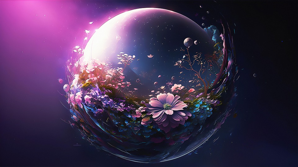 Download Beautiful, Flowers, Space. Royalty-Free Stock Illustration ...