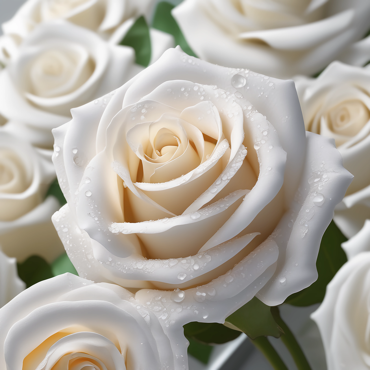 Hvit Rosebusk Roser Hvit Hekk Gratis Foto På Pixabay