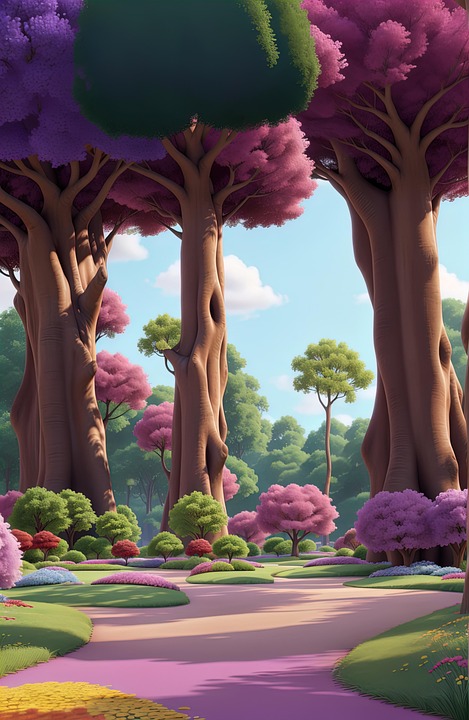 Download Ai Generated, Trees, Forest. Royalty-Free Stock Illustration ...