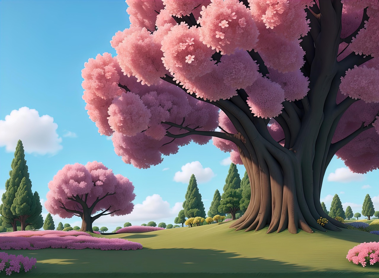 Download Ai Generated, Tree, Blossom. Royalty-Free Stock Illustration ...
