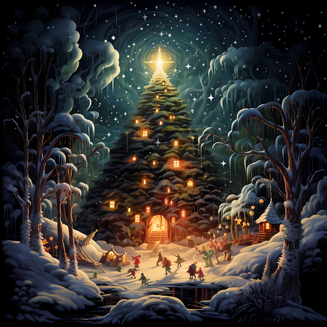 Download Ai Generated, Christmas, Christmas Tree. Royalty-Free Stock ...