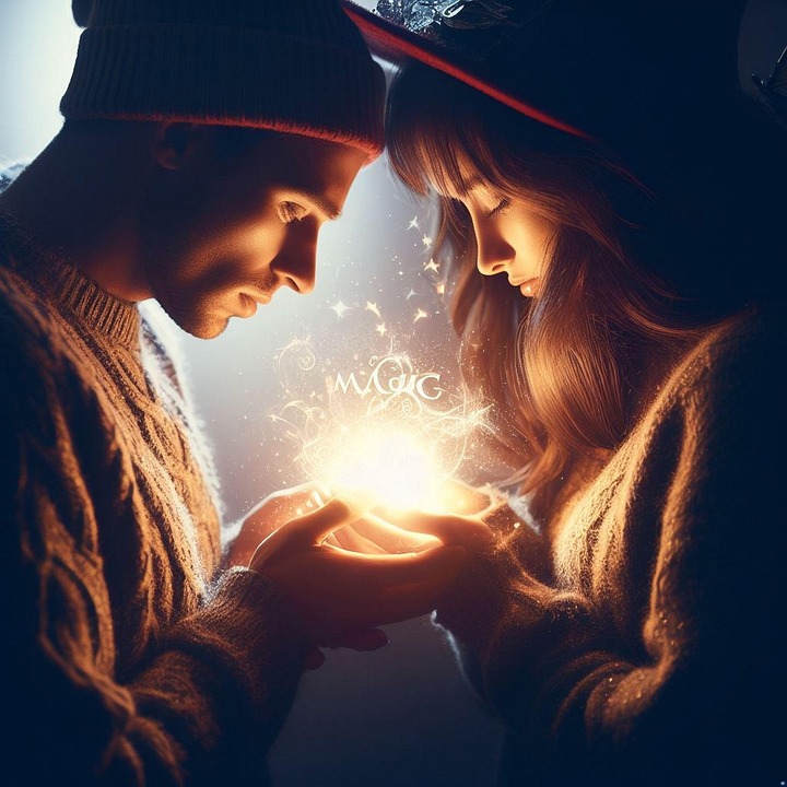Download Woman, Man, Magic. Royalty-Free Stock Illustration Image - Pixabay
