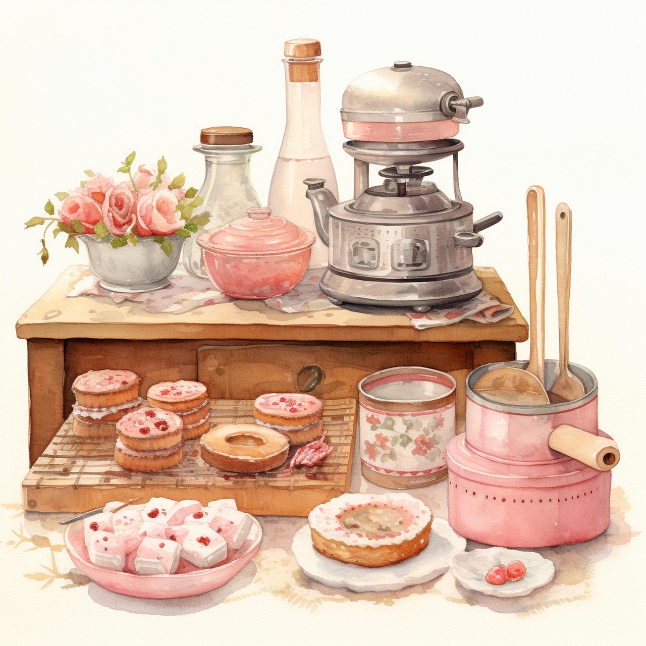 Download Ai Generated Sweet Dessert Royalty-Free Stock Illustration ...