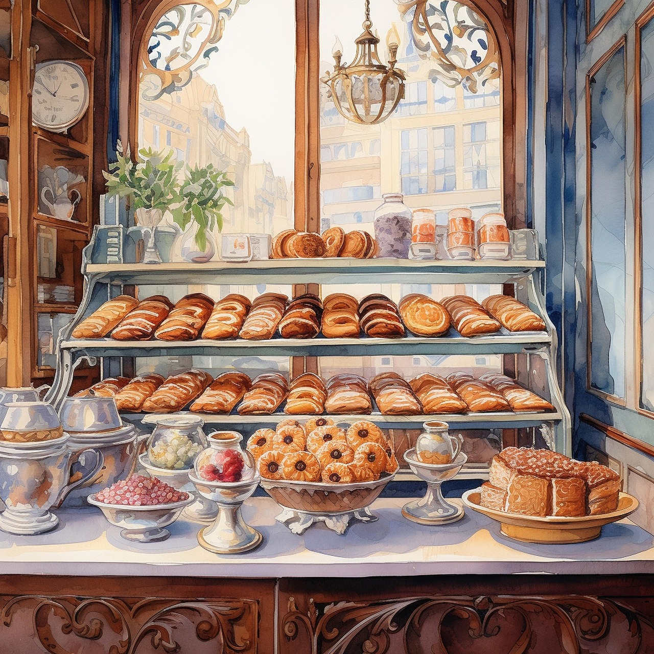 Download Ai Generated, Bakery, Bread. Royalty-Free Stock Illustration ...