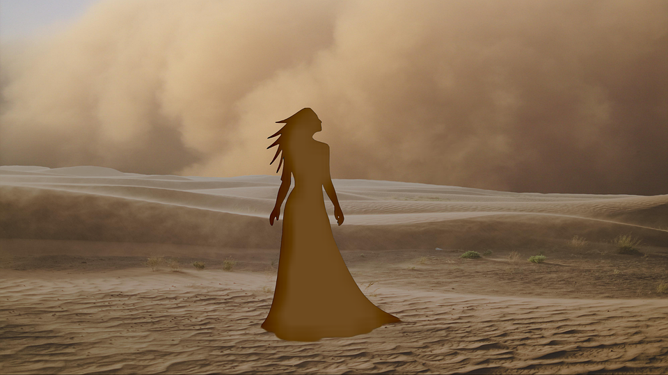 Download Storm Sand Woman Royalty-Free Stock Illustration Image - Pixabay