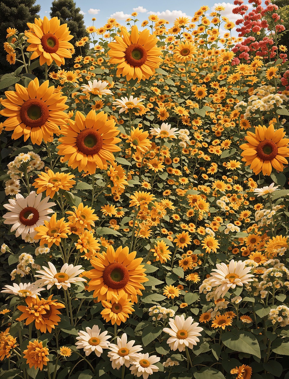 Download Sunflower, Garden, Nature. Royalty-Free Stock Illustration ...