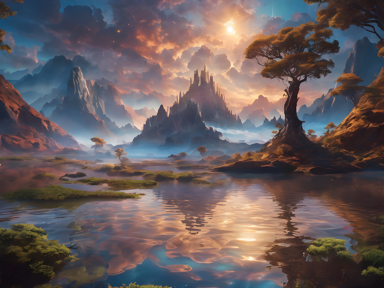 Download Fantasy, Nature, Dream. Royalty-Free Stock Illustration Image ...