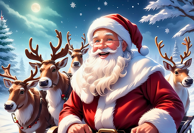 Download Ai Generated, Santa Claus, Christmas. Royalty-Free Stock ...