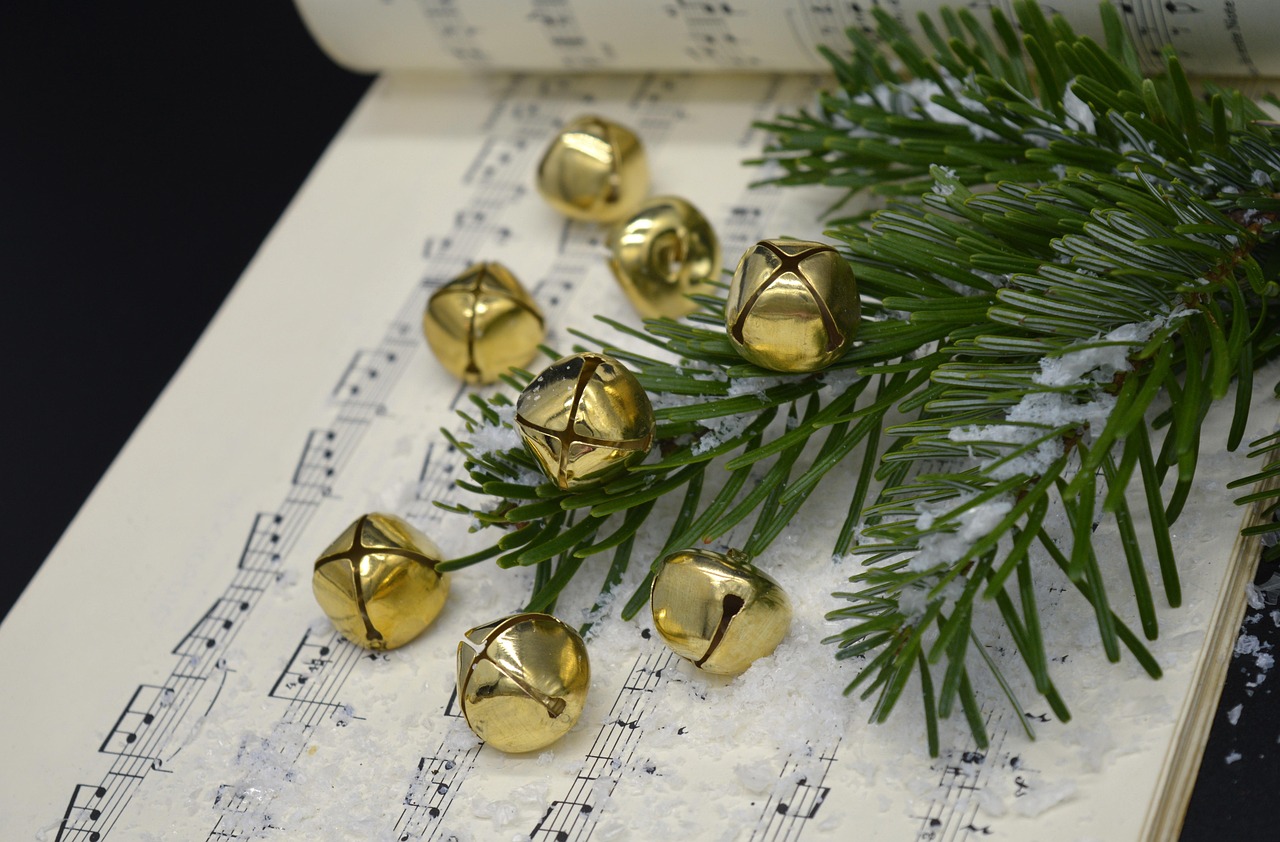 Jingle Bells Fir Branch Sheet - Free photo on Pixabay